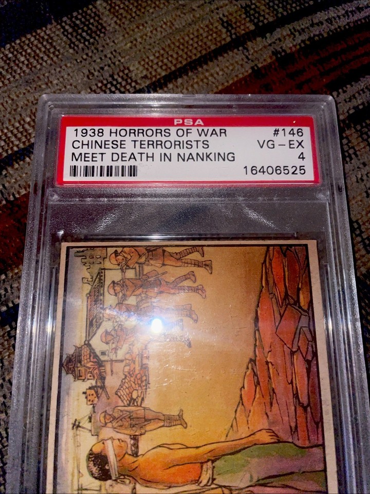 1938 GUM INC HORRORS OF WAR CHINESE TERRORISTS MEET DEATH IN NANKING ...