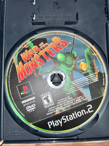 War Of The Monsters PS2 (PlayStation 2, 2003) Black Label Disc Only ...