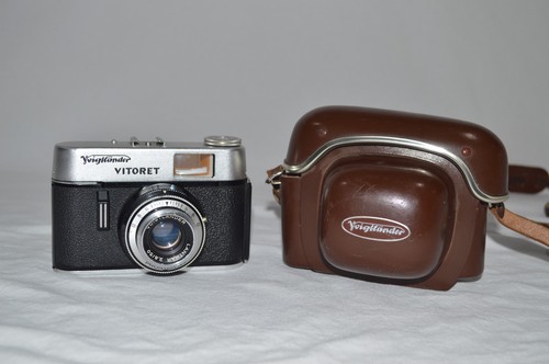 Vintage Voigtlander Vitoret 35mm Film Camera West Germany 2.8/50 Lens ...