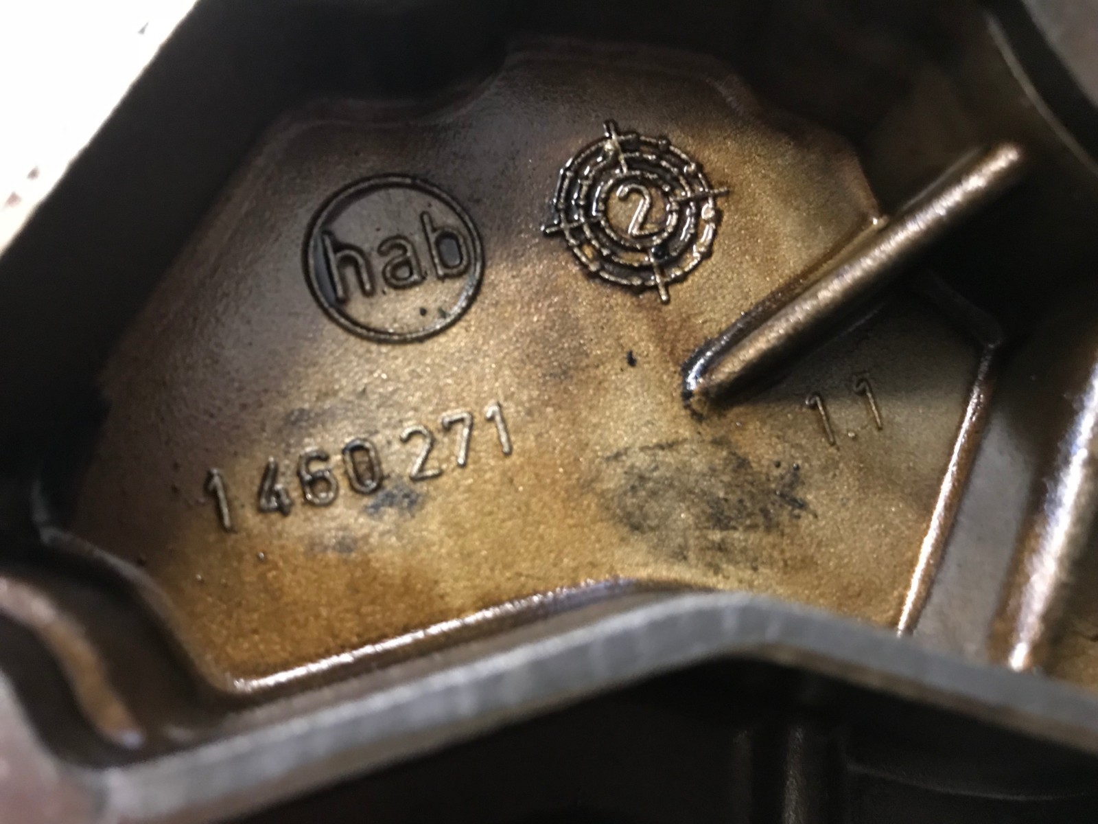 BMW K100 RT RS 1985 Rear Engine Casing Clutch Transmission Cover ...