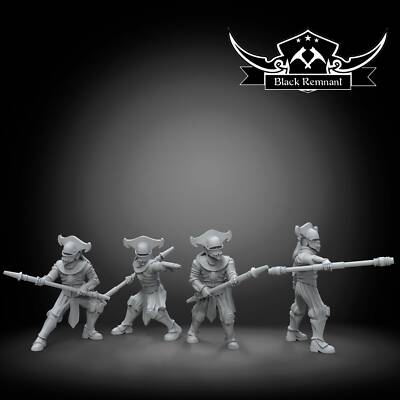 Mandalorian Royal guards (4) - BLACK REMNANT | Legion compatible - 3D ...