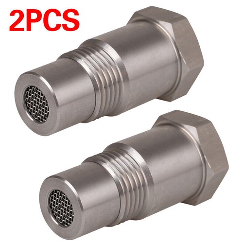 2x Plug Catalytic Converter Check CEL Oxygen O2 Lambda Sensor Spacer ...