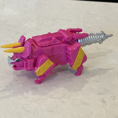 Power Rangers MMPR Dino Charge Pink Tricera Megazord Zord No Charger ...