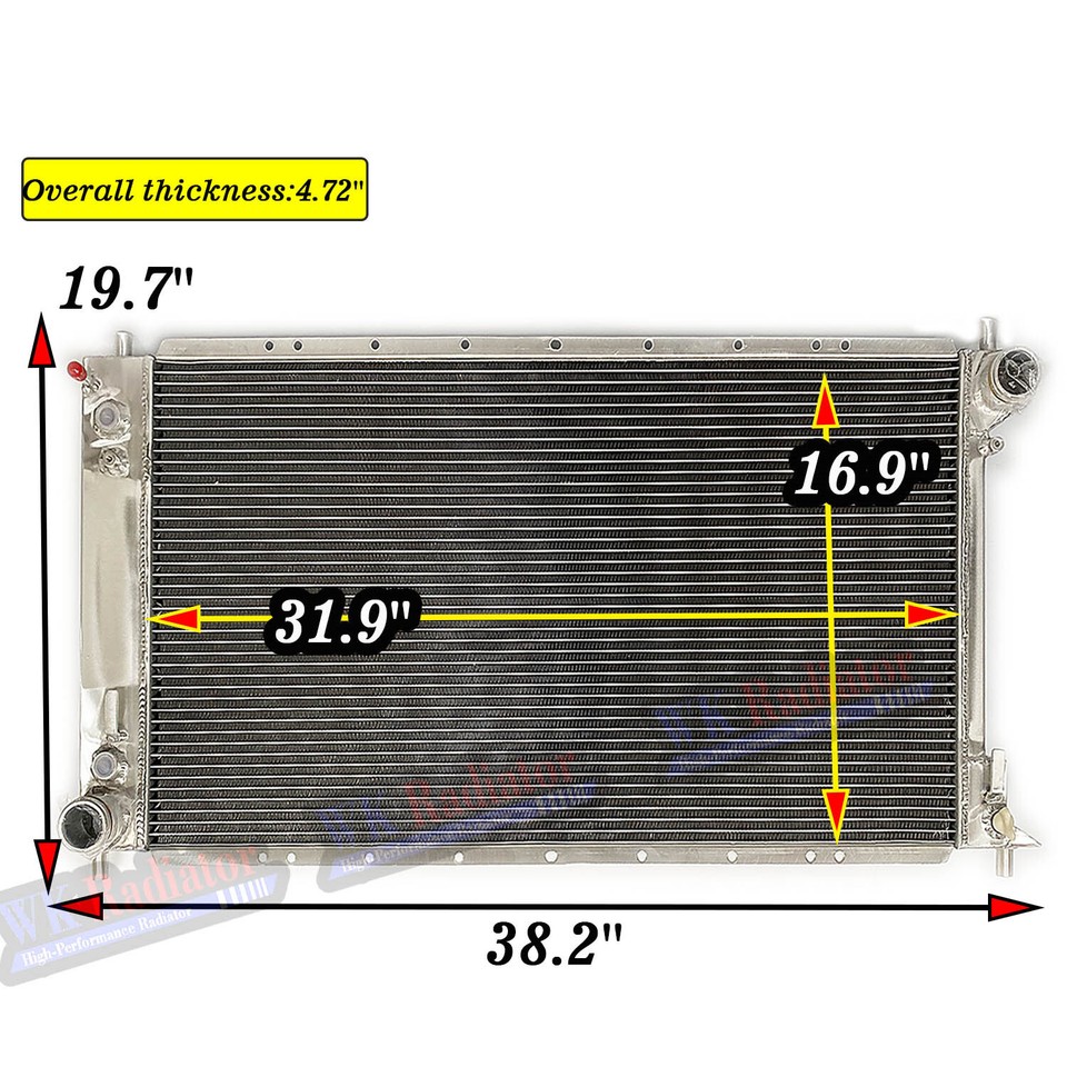 All Aluminum Radiator For 2005-2008 Ford F150 V-6 V-8 HEAVY DUTY HPR837 ...