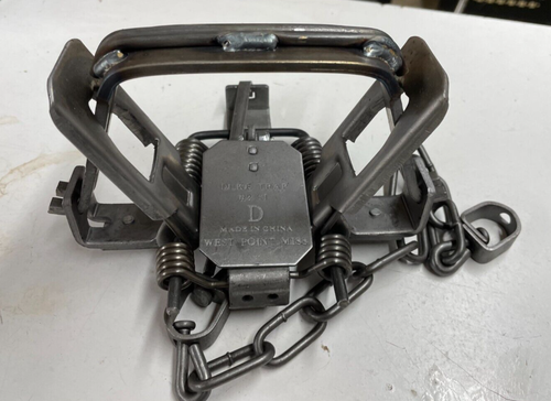 6 Duke #2 Square Jaw Coil Spring Trap Coyote Bobcat, Laminated regular ...