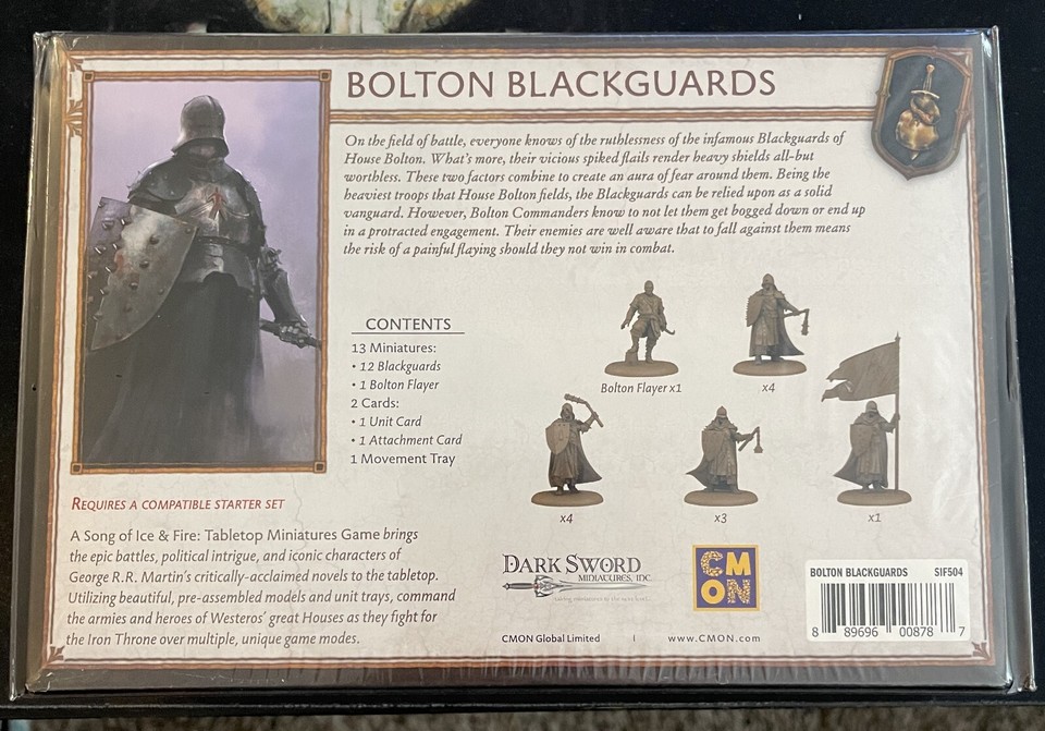 Bolton Blackguards SIF504 - A Song of Ice and Fire Miniatures Game | eBay