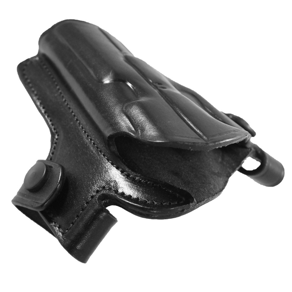 Handmade Leather OWB Carry Belt Snapped Gun Holster For Various Pistol ...