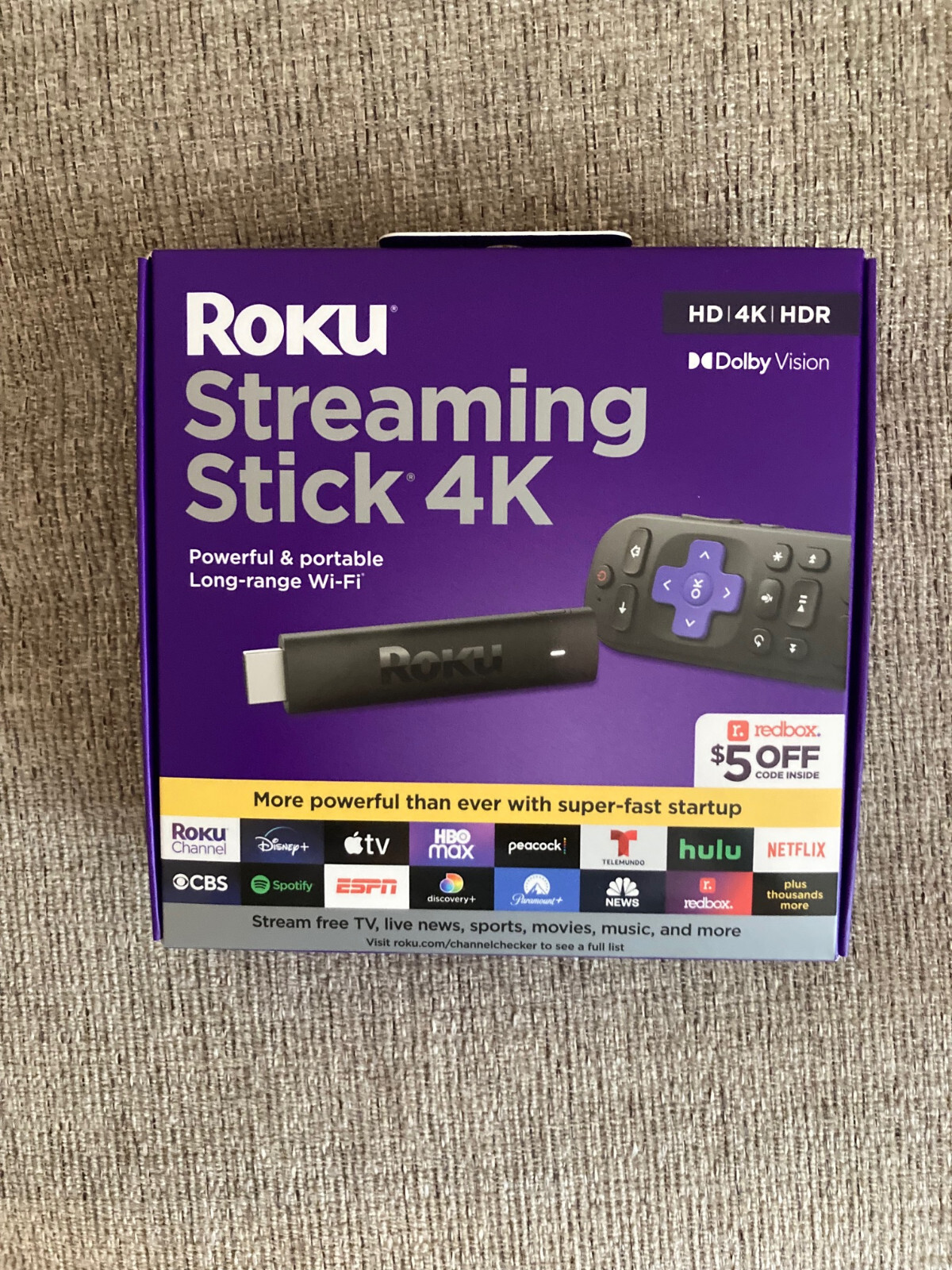 Roku Streaming Stick 4K (2022) 4K/HDR/Dolby | Grelly USA
