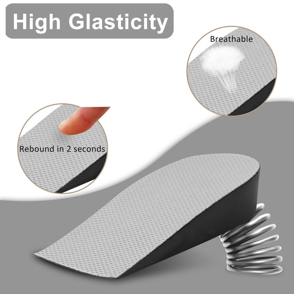 Invisible PU Shoe Heel Lift Height Increase Insole Foot Pad Inserts ...