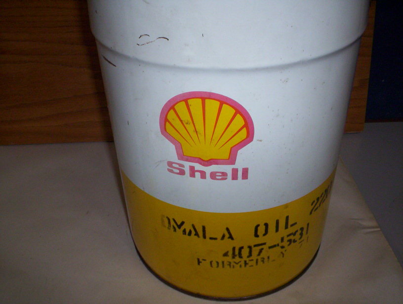 Vintage SHELL Canada Omala Oil 5 Imperial Gallon Oil Pail Can 1977 | eBay