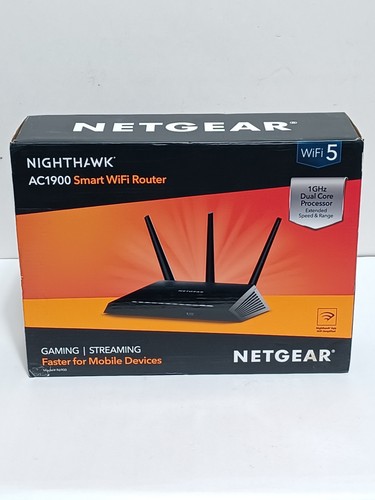 NEW ︎Netgear Nighthawk R6900v2 AC1900 Smart WiFi Router ︎BRAND NEW IN ...