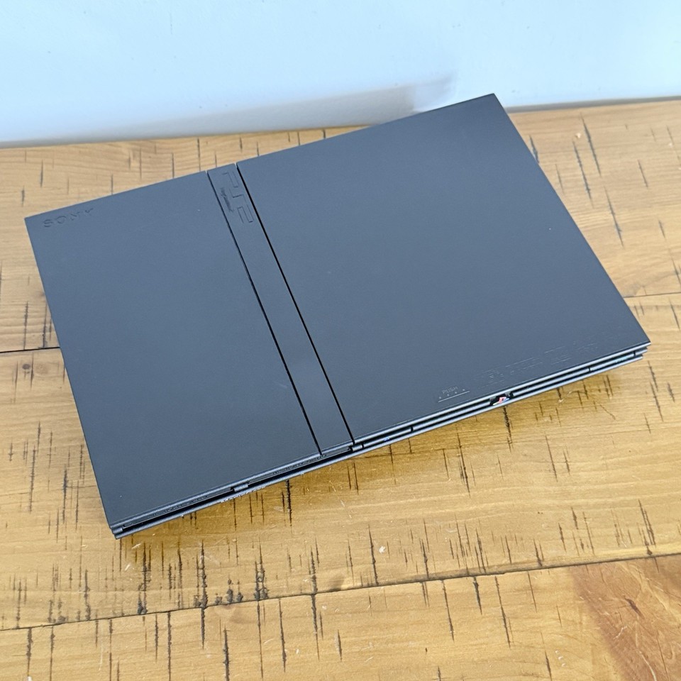 PlayStation 2 Slim PS2 Console System Only - Black SCPH-70003 - Tested ...