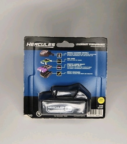 Hercules 12V, 2 Ah Lithium-Ion Compact Lightweight Battery (HD03) - NEW ...