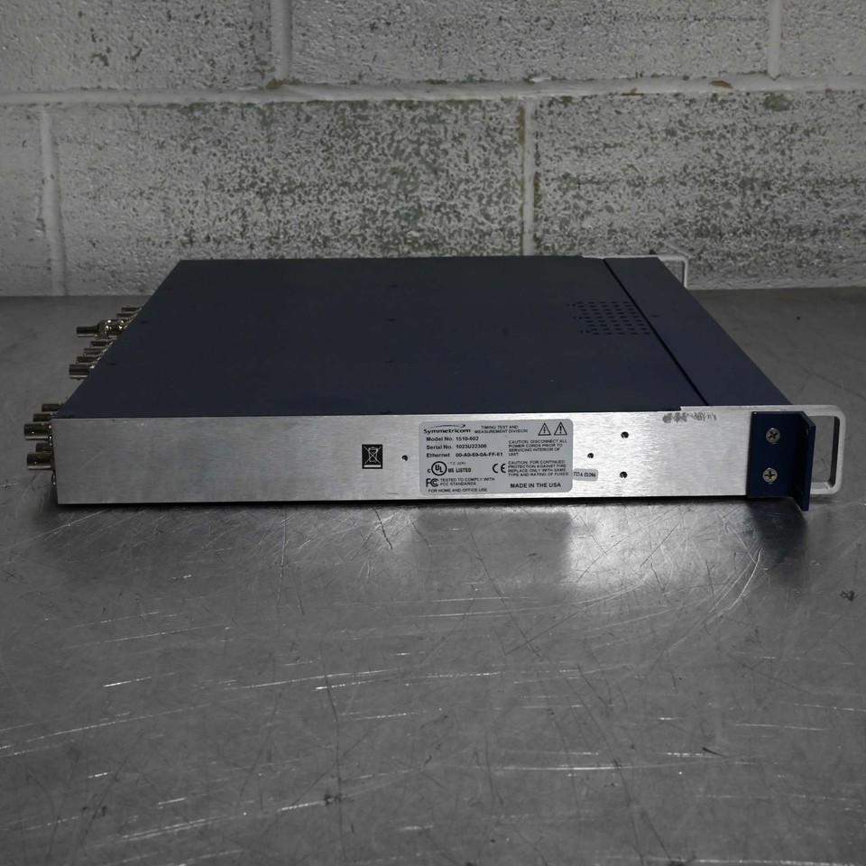 Symmetricom 1510-602 XLi Time and Frequency System w/ 87-8028-2 GPS ...