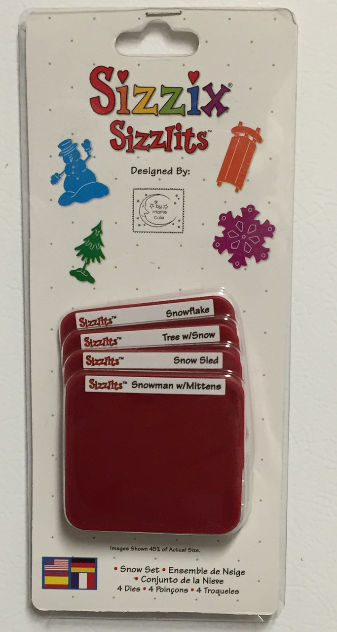 Sizzix Sizzlits, Dies Snow Set - NEW, 38-9701 | eBay