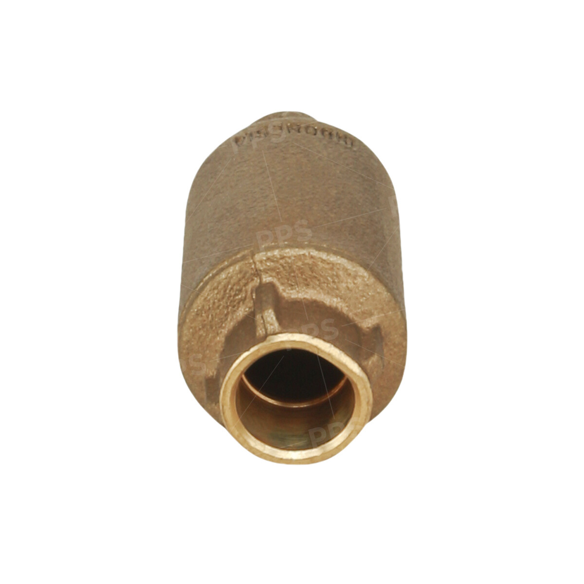 Inline Spring Loaded Check Valve Sweat Connections Cast Brass 1/2"in- 2 ...