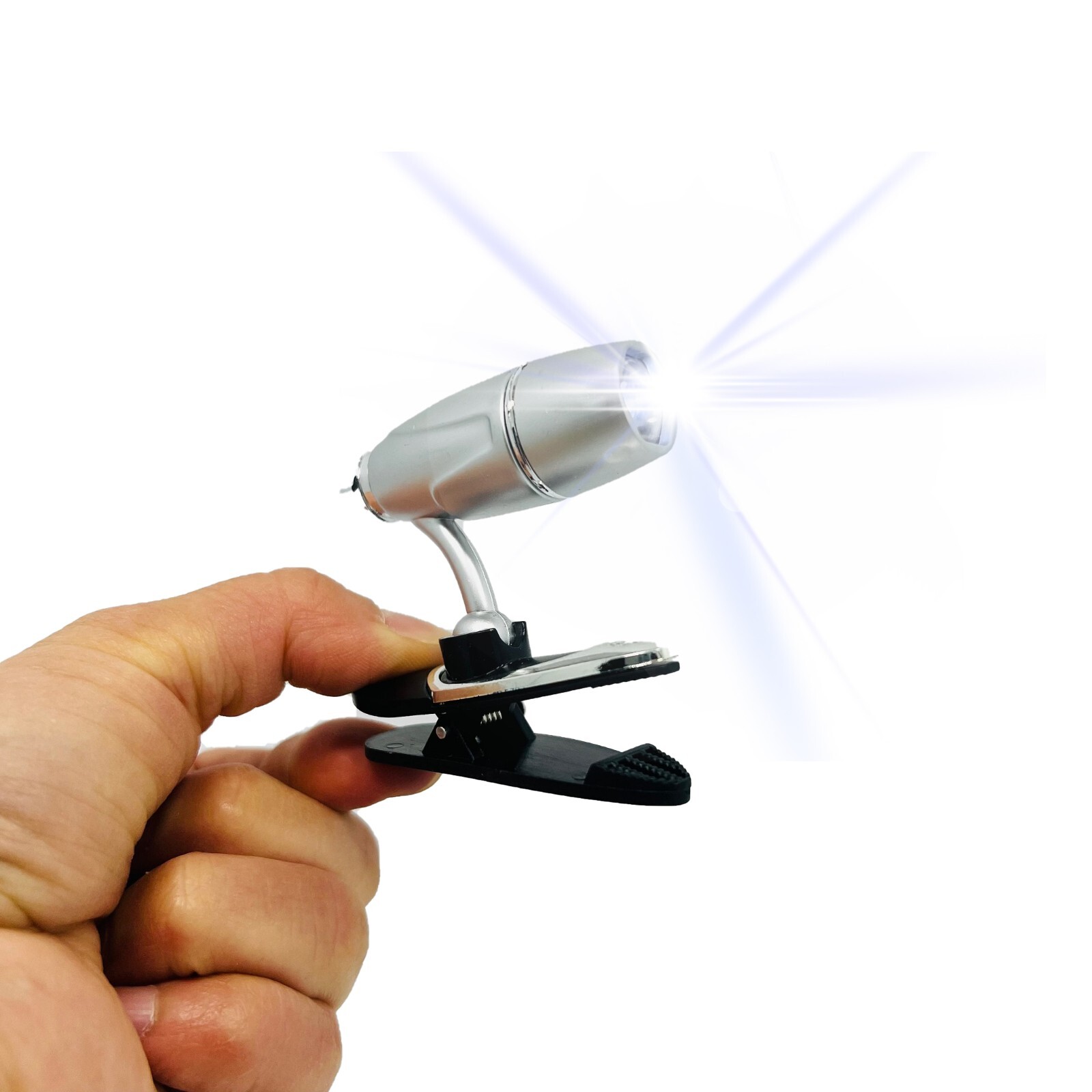 1PC Mini LED Clip-on Book Reading Light, Portable Reading Lamp with ...