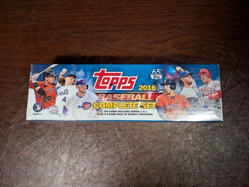 Topps 2016 Baseball Complete Set Factory Sealed With 5 Card Rookie Pack ...