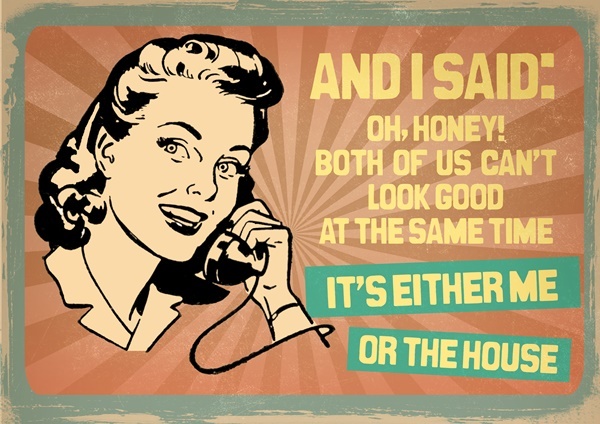 Vintage Funny Quotes Vintage Pop Art Woman|Funny Quotes Slate Design