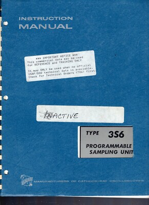 Manuals & Books - Sampling Unit