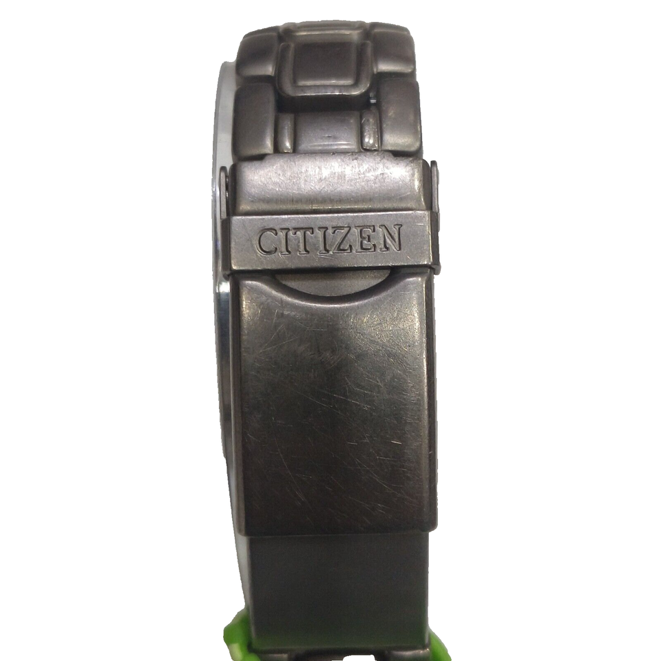 0855-H10350 CITIZEN ECO DRIVE TITANIUM PROMASTER CHRONOGRAPH WATCH C1-2 ...