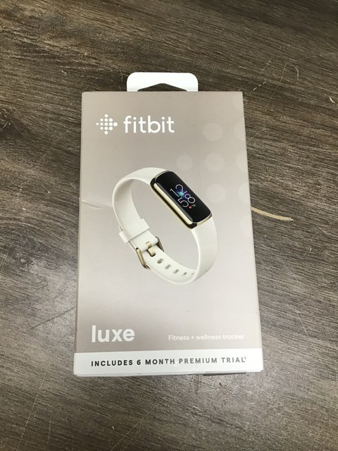 Fitbit Luxe Activity Tracker - Lunar White/Soft Gold Stainless Steel ...