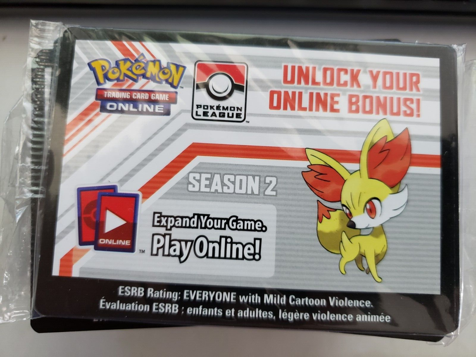 Pokemon League PTCGO Code Card - Fennekin XY Season 2 (Digital Delivery ...