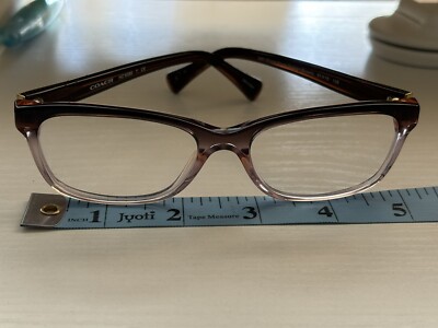 COACH Eyeglasses Frames HC 6089 5401 Purple Brown Gradient Full Rim ...