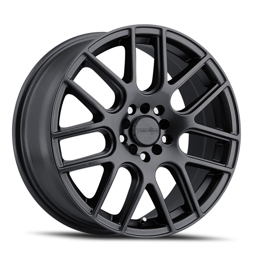 16 Inch 16x7 Vision 426 Cross Gunmetal Wheel Rim 5x120 38 for sale ...
