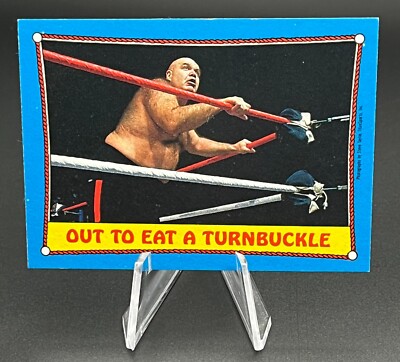 1987 Topps WWF Wrestling #66 George "The Animal" Steele - NM | eBay
