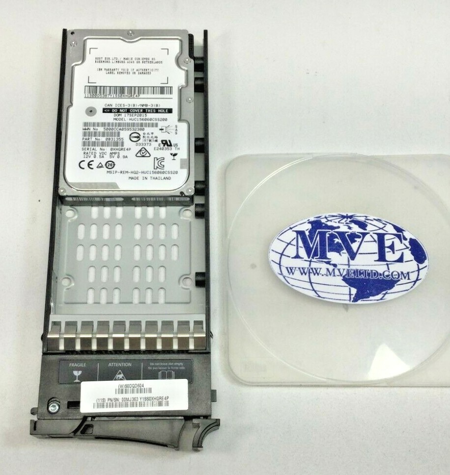 600GB IBM 00Y2448 00MJ363 00GD5387 0B32355 3255-2076 15K SAS HARD DRIVE ...
