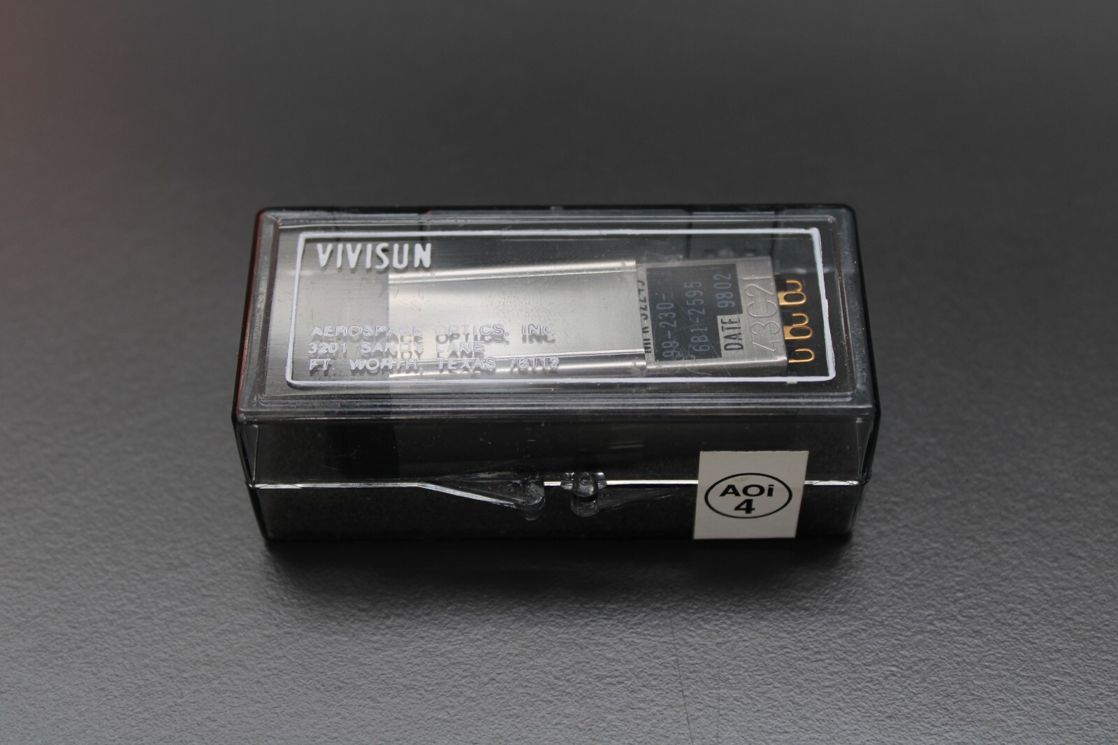 VIVISUN M22885/90-230B1 (43C21) Aerospace Optics Annunciator Switch ...