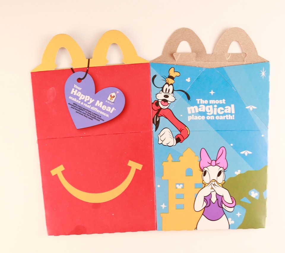 2023 McDonalds Happy Meal Disney Mickey & Friends Empty Box | eBay