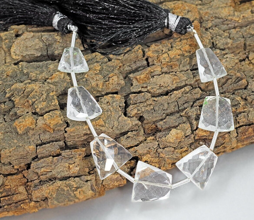 Natural Faceted Chlorite Beads Transparent Cut 36 Cts Loose Gemstone ...