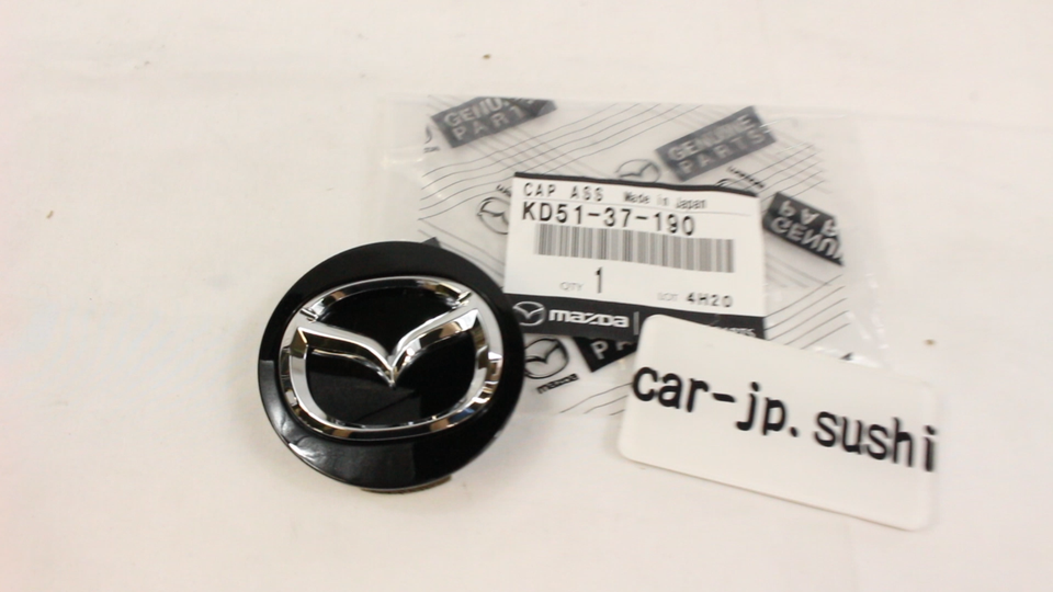 GENUINE Mazda 3 5 6 CX-5 CX-9 MX-5 Miata Alloy Wheel Center Logo Cap ...