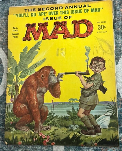 MAD Magazine #102 April 1966 2nd Annual "You'll Go Ape Over This Issue ...
