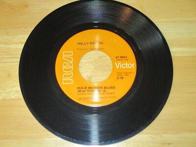 DOLLY PARTON - MULE SKINNER BLUES B/W - MORE THAN THEIR SHARE VG+ NICE ...