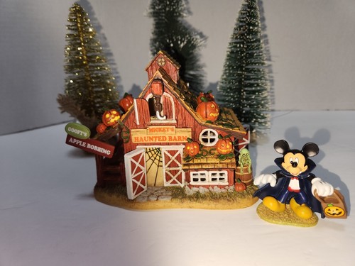 Mickeys Lighted Haunted Barn - Hawthorne Disney Halloween Harvest ...