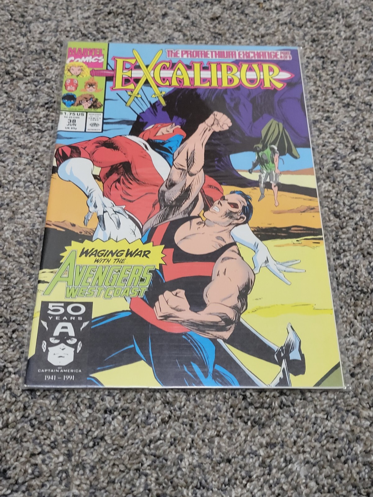 1991 Marvel Comics - Excalibur: The Promethium Exchange #38 Part 2 of 3 ...
