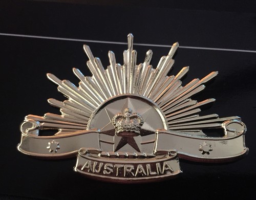 The sixth Australian Army Rising Sun Hat Badge * Rising Sun No 6 *60mm ...