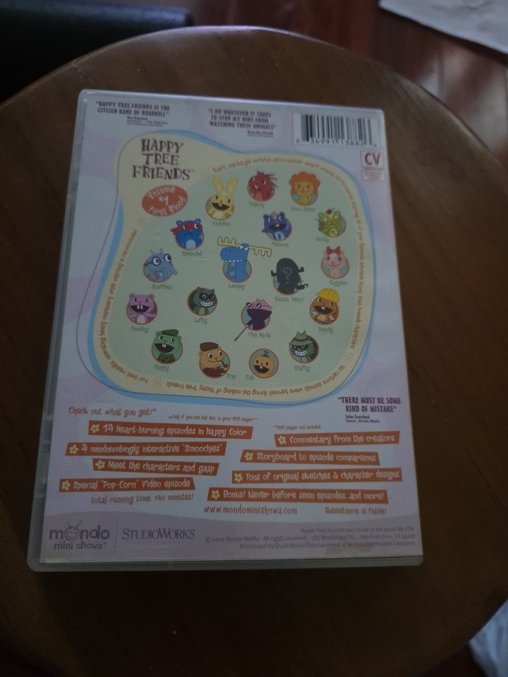 Happy Tree Friends - Vol. 1: First Blood DVD, 2003, 634991138826| eBay