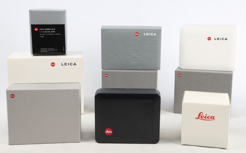 Lot of Eight Leica Boxes (Empty Boxes Only) (Empty Leica Box Lot) | eBay