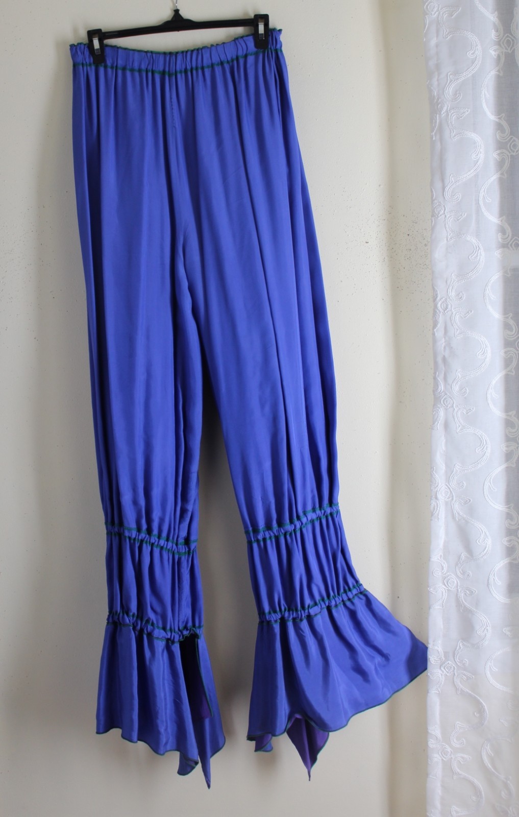 LOOK L XL Lagenlook Avant Garde Reversible Full Pantaloons Funky Artsy ...