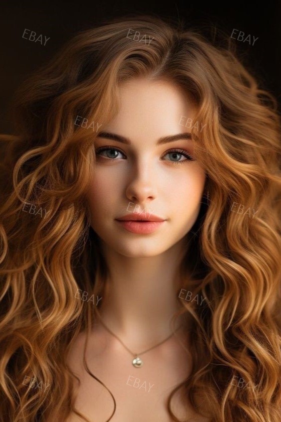 Fantasy Redhead Girl Model Photo Risque 4x6 Art Print A2403 | eBay