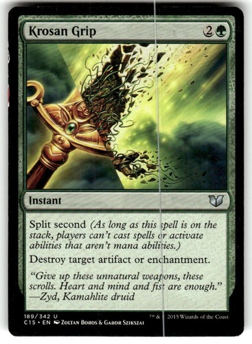 Krosan Grip Time Commander C15 2015 MTG LP Regular | eBay
