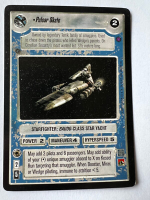 Star Wars CCG Rare Reflections 2 Pulsar Skate SWCCG Decipher | eBay