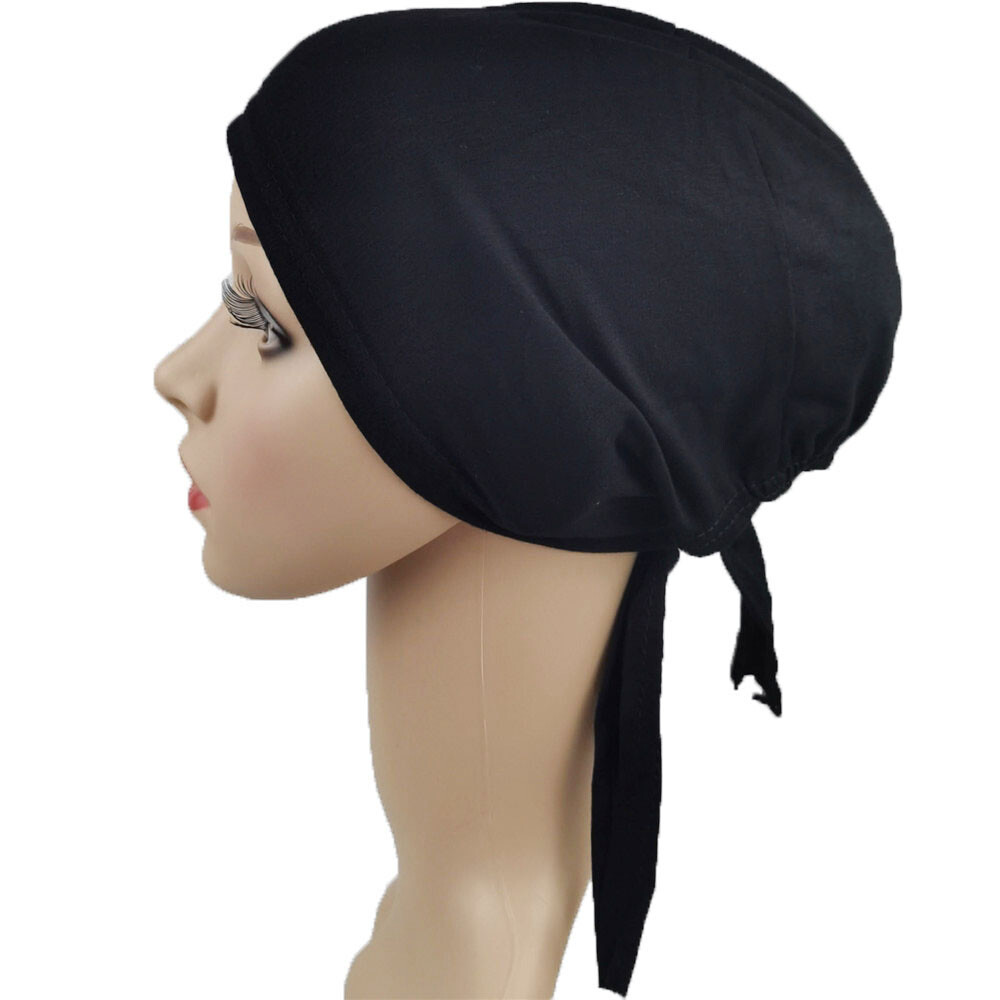 Wholesale Turban Hat 12pcs Womens Inner Hijab Sleep Nightcap Chemo Arab ...