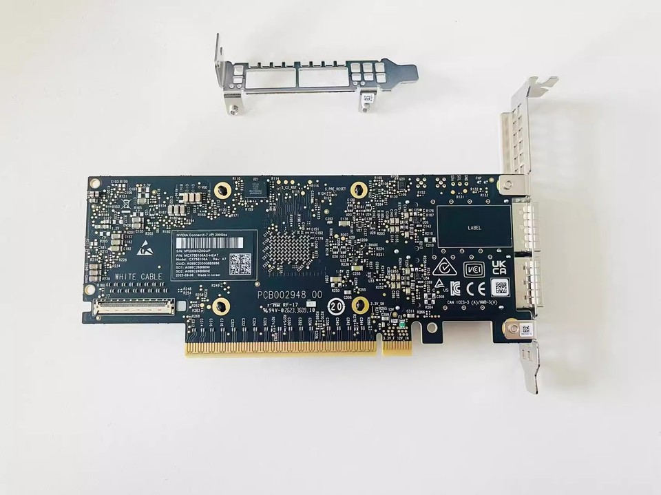 NVIDIA ConnectX-7 mellanox 200Gb Adapter OSFP MCX755106AS-HEAT Card | eBay