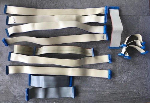 13 x SIEMENS Simoreg Flachbandkabel-Konvolut versch. Polig CNC Traub ...