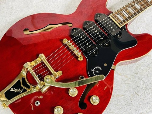 Epiphone Riviera P93 WR Used Maple body Wine Red w/Soft case | eBay